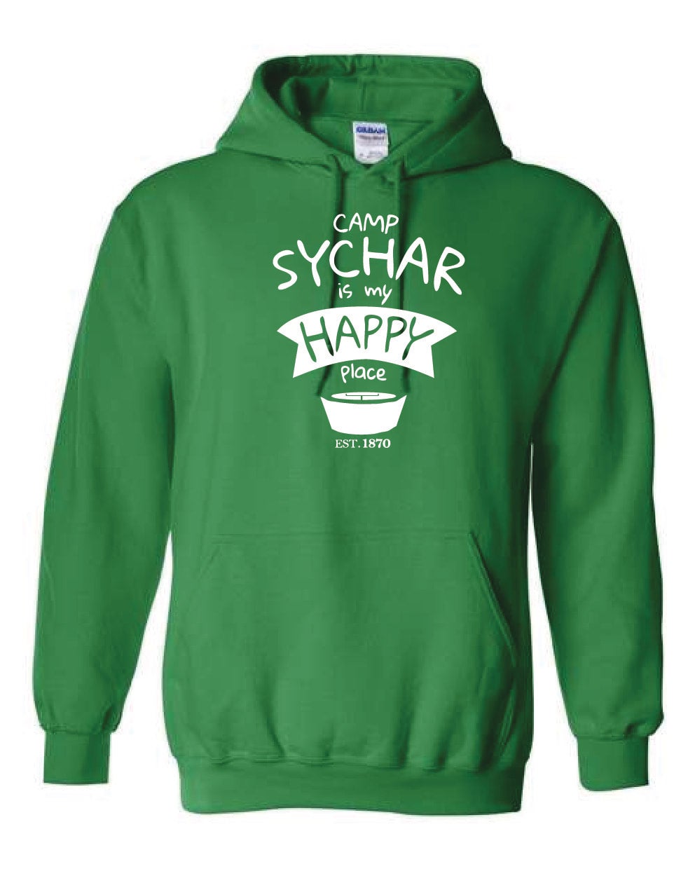 CAMP SYCHAR Hoodie- Logo 2 | The Custom Design Co.